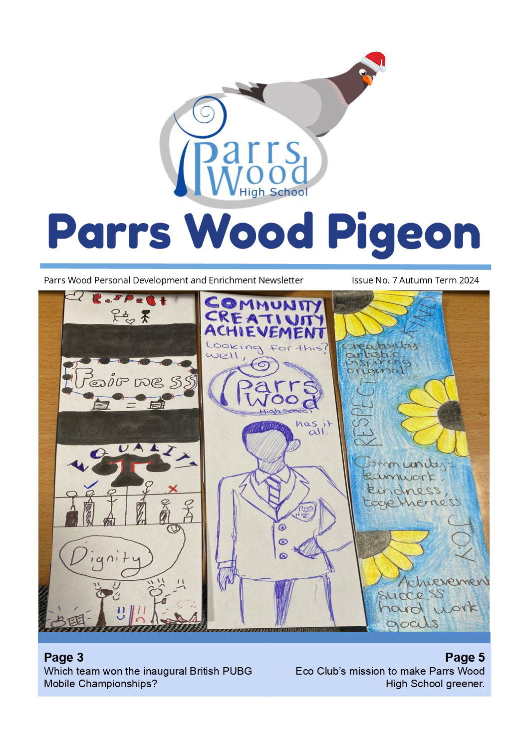 Parrs Wood Pigeon – Winter 2024 - PWHS